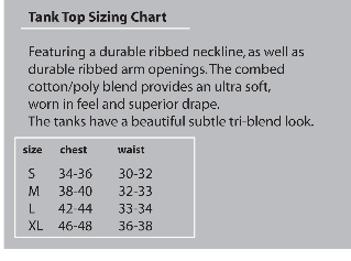 ajaxx63 tank top sizing chart – Leather64TEN